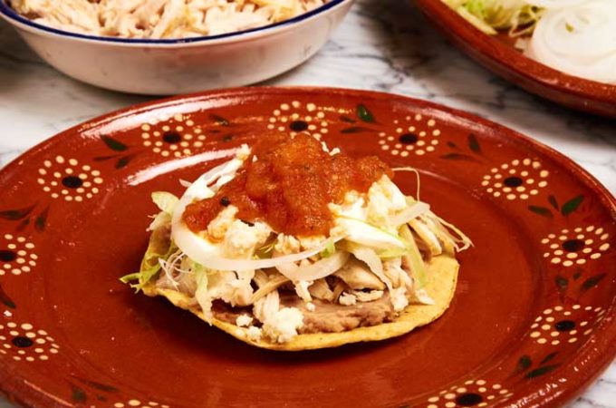 Chicken Tostadas | Mexican Food Journal