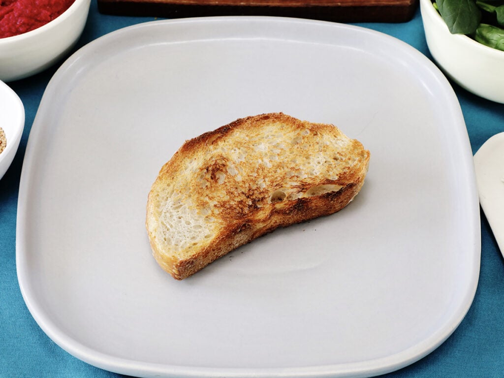 Easiest Beet Hummus Toast Recipe | Mexican Food Journal